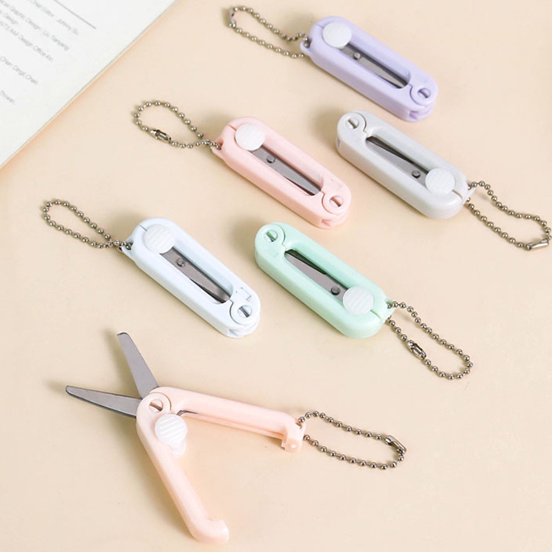 Creative Mini Stainless Steel Foldable Retractable Scissors | Shopee ...