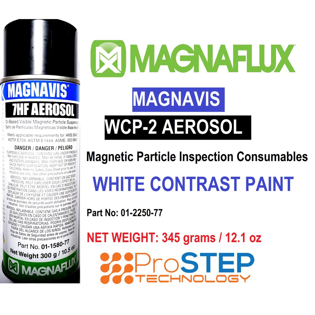 [100% ORIGINAL] MAGNAFLUX MAGNAVIS WCP-2 AEROSOL WHITE CONTRAST PAINT ...