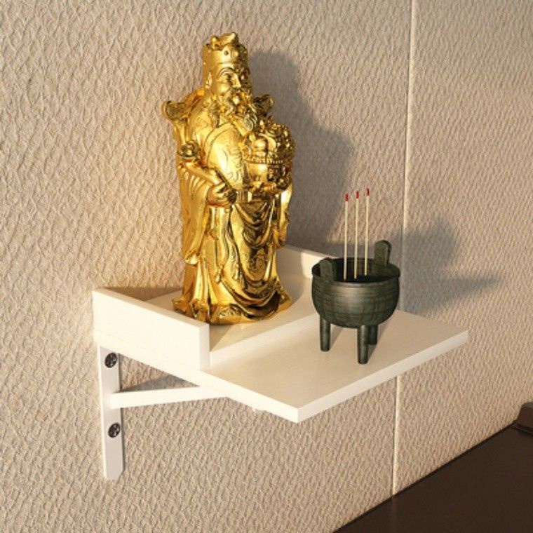 New Buddhist altar wall-mounted Guan Gong shrine household Guanyin God ...