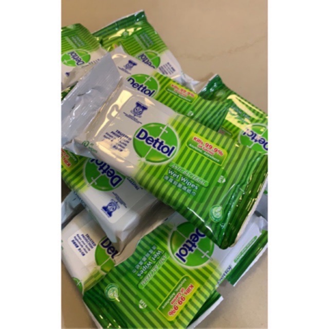 Dettol Anti-Bacteria Wet Wipes (Small Pocket Size) | Shopee Malaysia