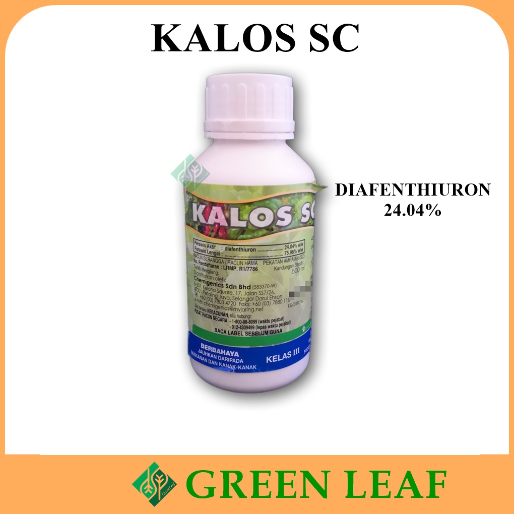 500ML Kalos SC Diafenthiuron Racun Lalat Putih Ulat Serangga Kutu ...