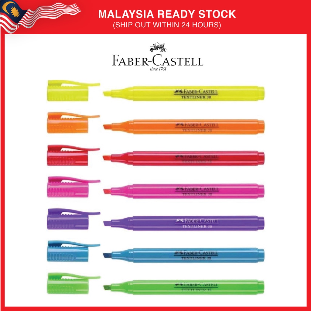 Faber-Castell Highlighter Textmarker Textliner 38 (1pc) | Shopee Malaysia