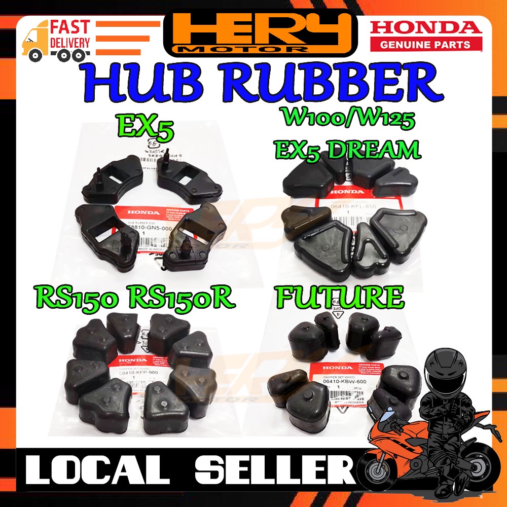 HONDA PARTS HUB RUBBER EX5 /W100/W125/EX5 DREAM/RS150R RS150R/FUTURE ...
