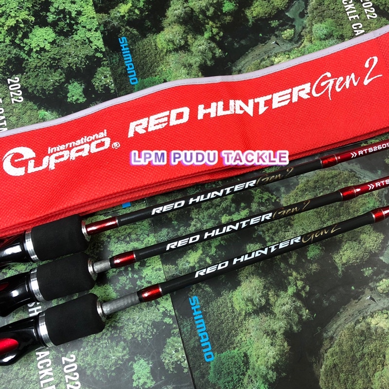 EUPRO RED HUNTER GEN 2 SPINNING FISHING ROD | Shopee Malaysia