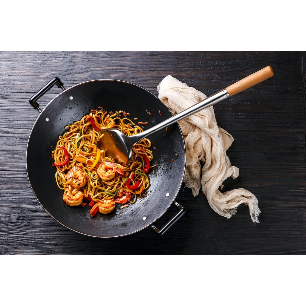 Traditional Real Cast Iron Wok Mother Wok Chinese Cooking Wok / Fried ...