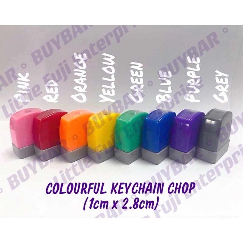 (Ready Stock)MINI KEYCHAIN COP NAMA I KEYCHAIN STAMP ｜SOP NAME STAMP I ...