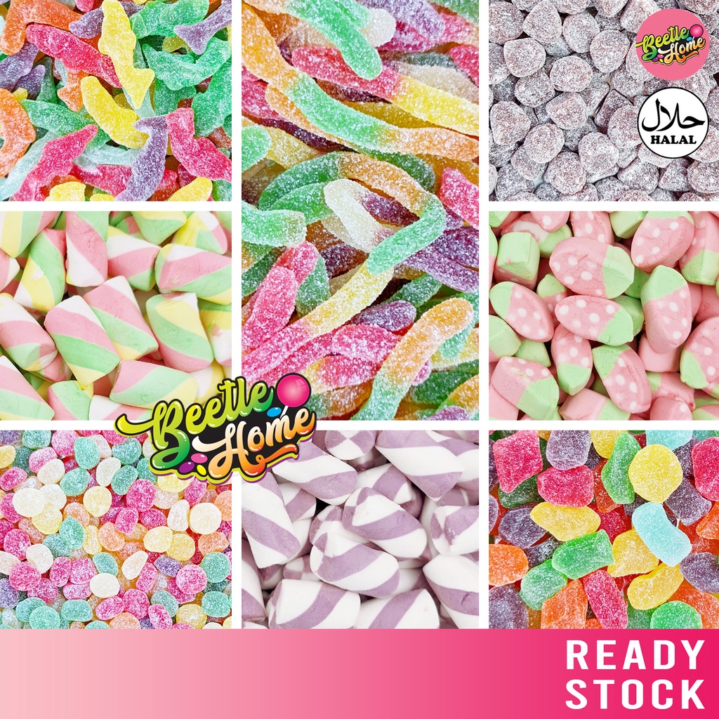 Gummy Candy Gula-gula Kenyal String Shark / Marshmallow Oldtime Snack ...