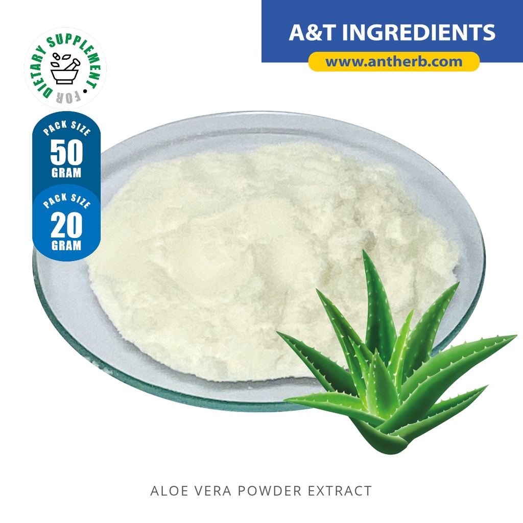 [20g/50g] Aloe Vera Powder Extract / Serbuk Aloe Vera - HALAL Certified ...