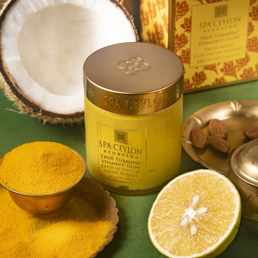 Spa Ceylon True Turmeric Vitamin C Glow Clay Facial Masque (200g ...