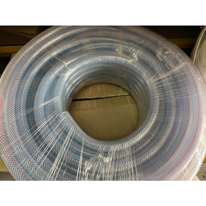 9.5MM CLEAR REINFORCED NETTING #GAS #HOSE FOR HOME GAS COOKER OR ...