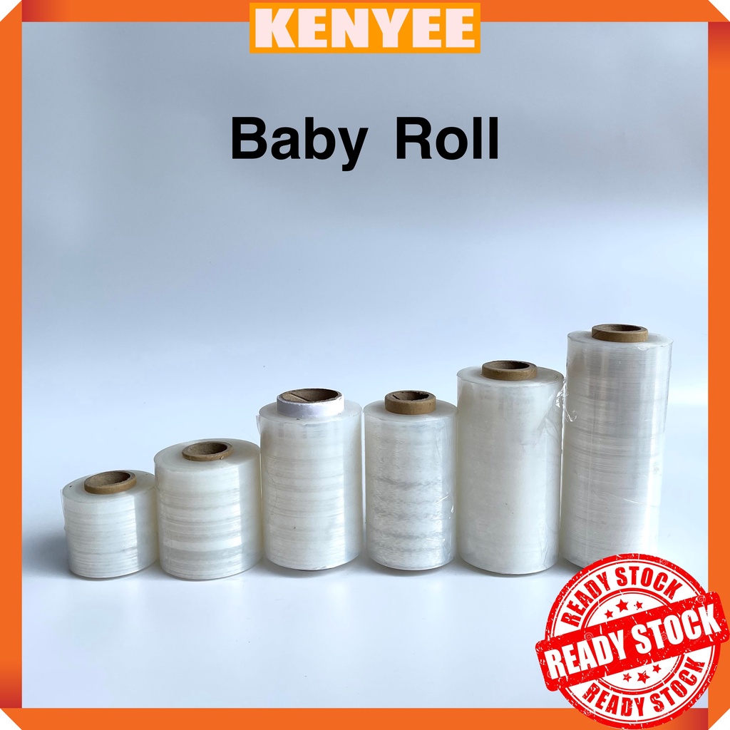 Baby Roll / Stretch Film / 100mm / 250mm / Transparent Wrap / Wrapping ...