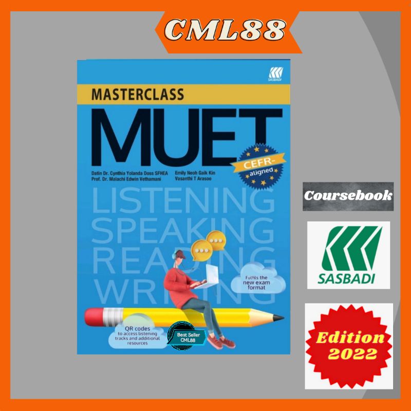 [CML88] Sasbadi Masterclass Muet CEFR Aligned 2022 | Shopee Malaysia