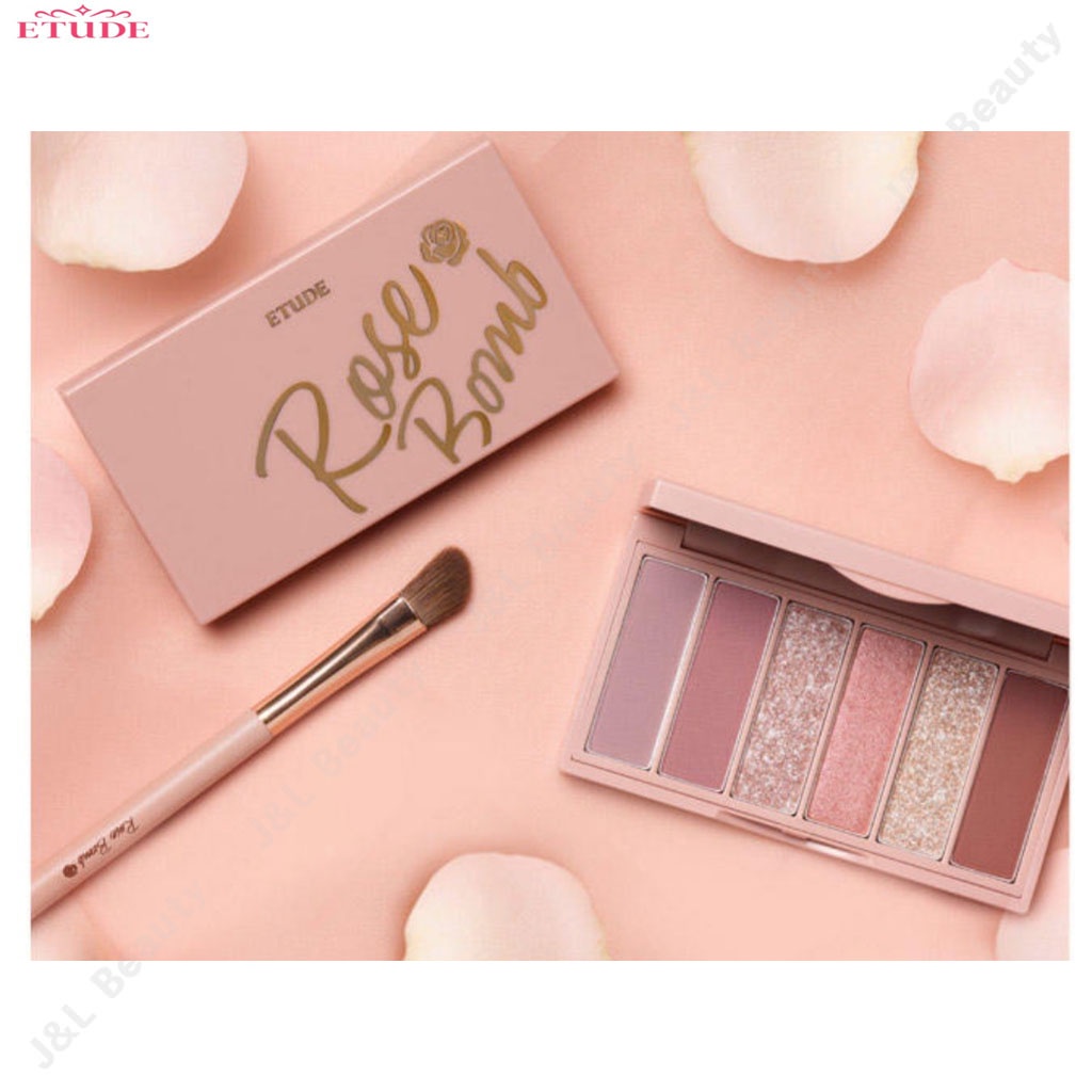 (etude)Play Color Eye Palette mini Rose Bomb eyeshadow + brush / 14.7g ...