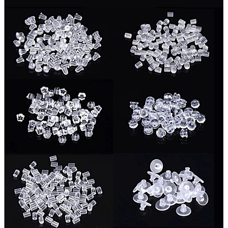 500pcs Tudung Kerongsang Stopper Safety Pin Safety Brooch Stopper Soft ...