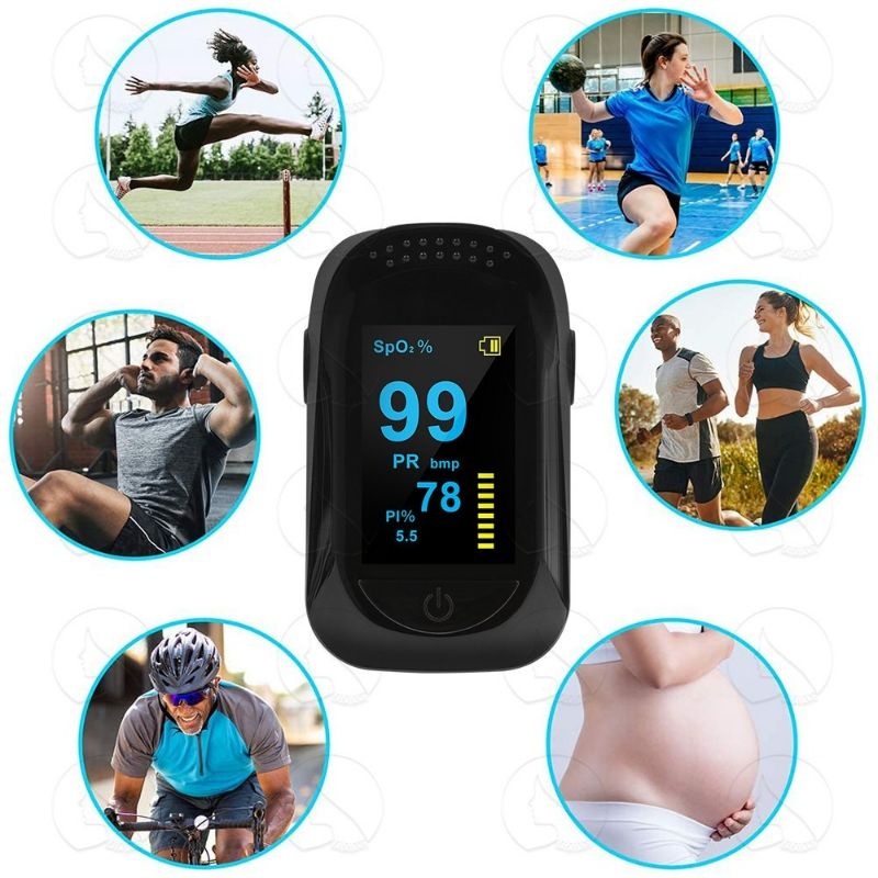 A2 Family healthcare pulse oximeter fingertip blood oxygen saturation ...