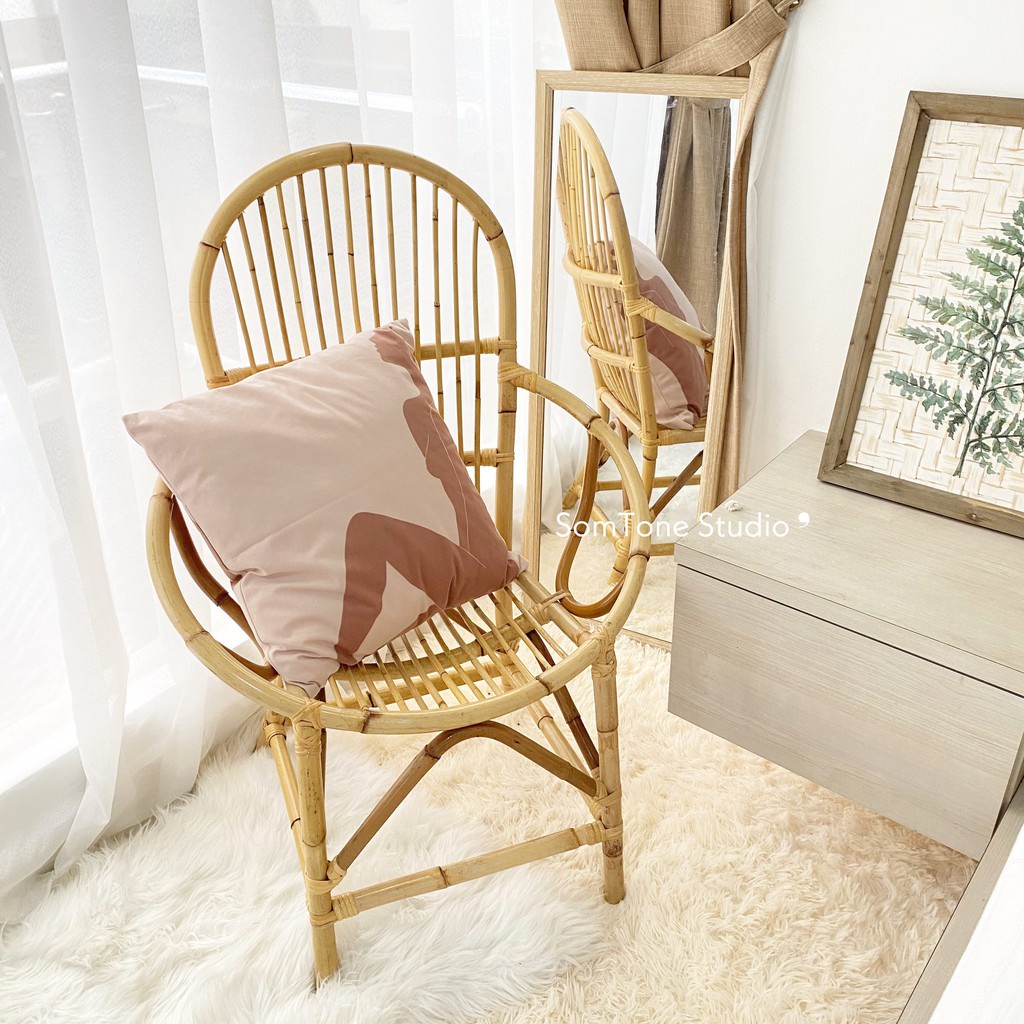 Balinese Rattan Chair/ Rotan Kerusi 藤椅子 for Bedroom, Garden, Living ...