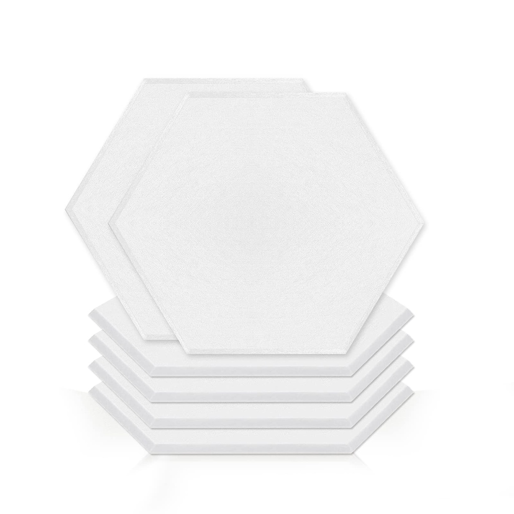 6pcs Hexagon Sound Proof Foam Acoustic Panels Kedap Bunyi Bilik Self ...