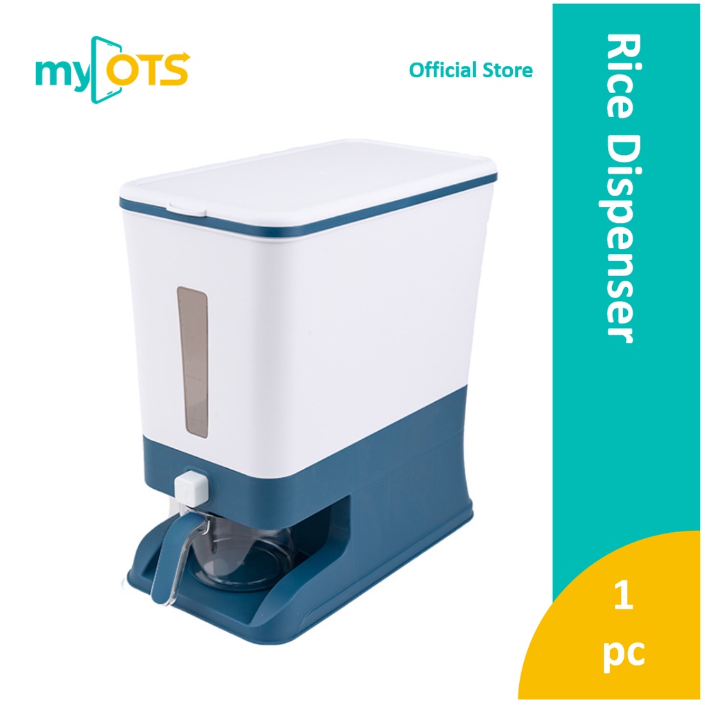 Automatic Smart Rice Dispenser with Rinsing Cup Kitchen Storage (Bekas ...