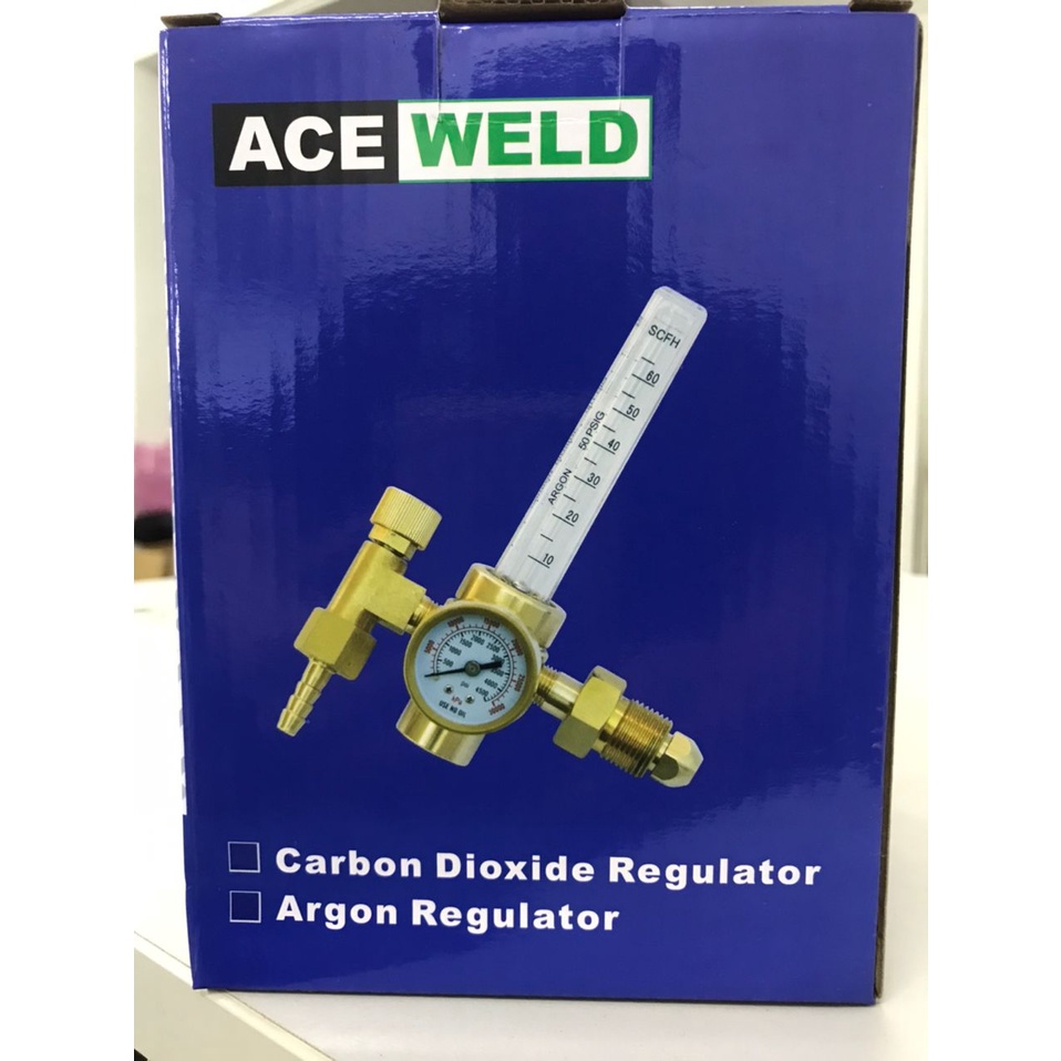 ACEWELD Argon Gas (Tig) CO2 Gas (Mig) Flow Meter Welding Flow Meter ...