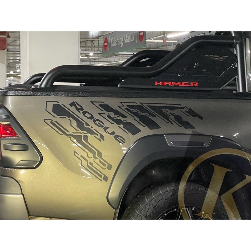 [BLVCK SERIES]K044# ROGUE MATT BLACK Body Vinyl Car Stickers | Shopee ...