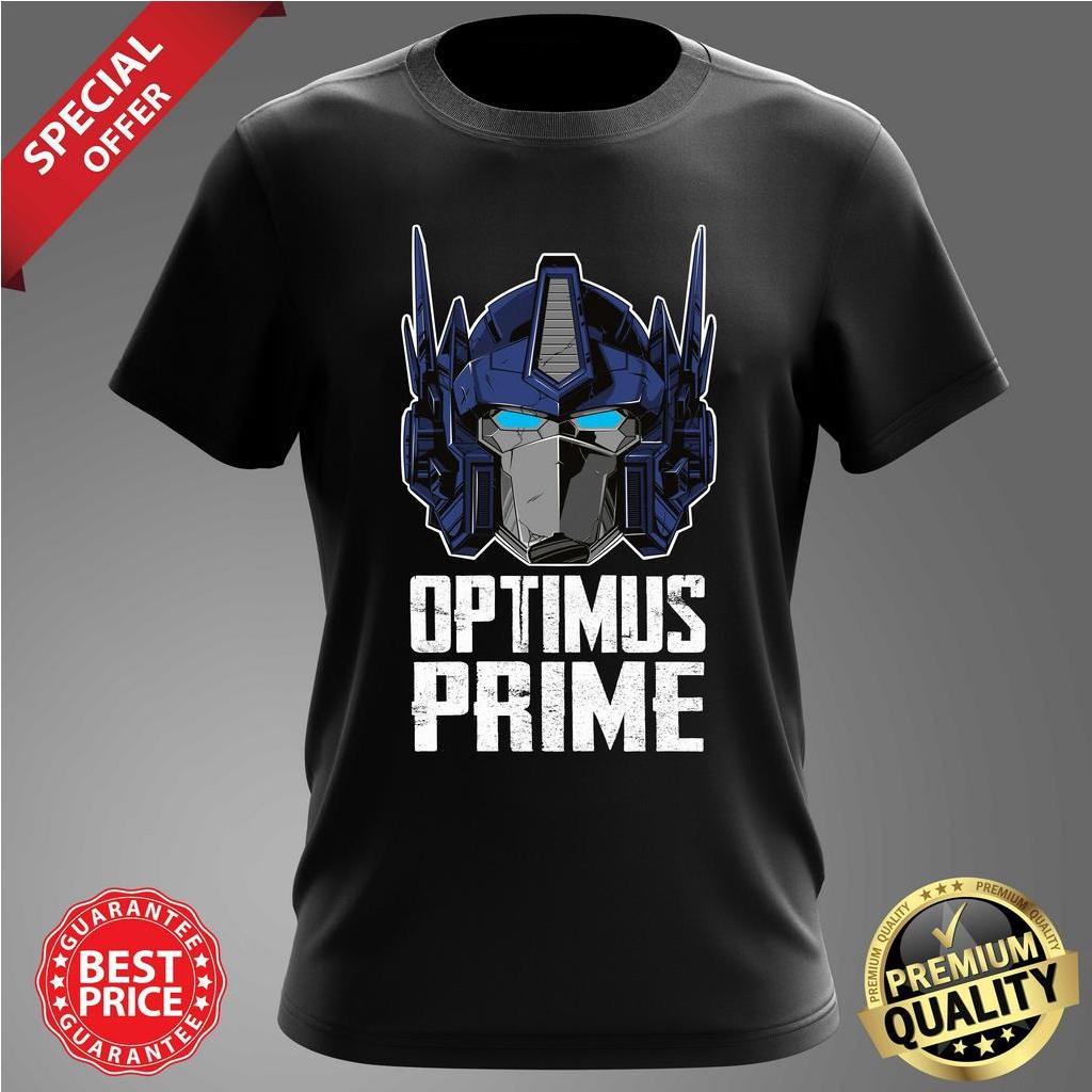 READY STOCK - OPTIMUS PRIME TRANSFORMERS ROUND NECK T-SHIRT | Shopee ...