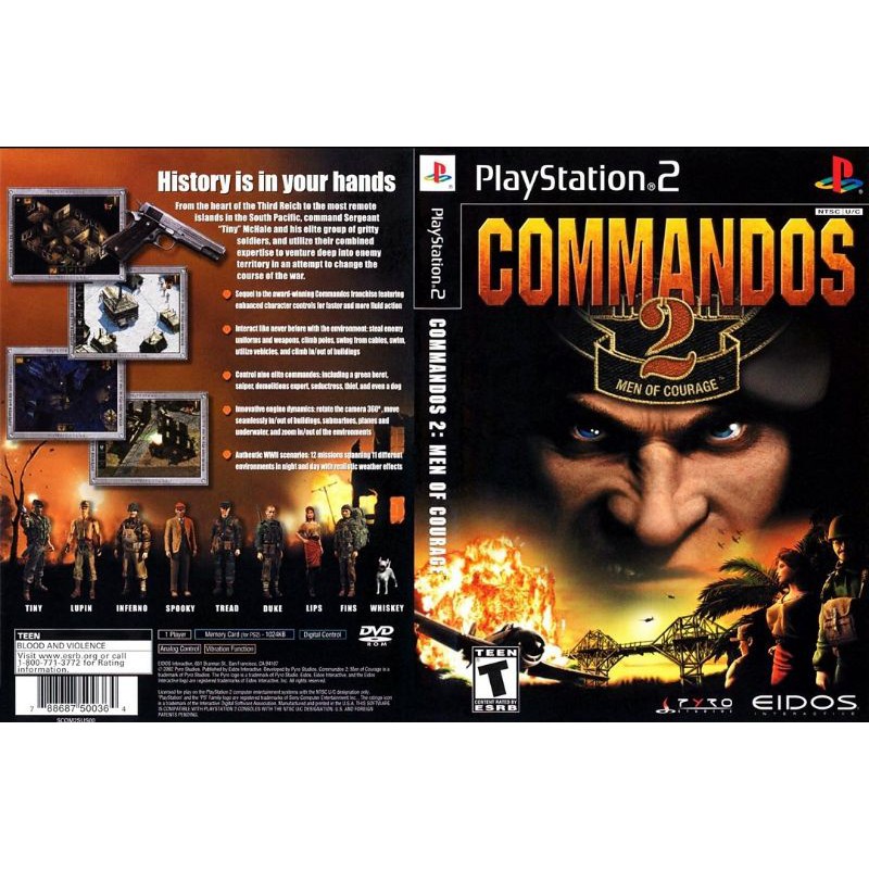 PS2 CD DVD GAMES (Commandos 2: Men of Courage) | Shopee Malaysia