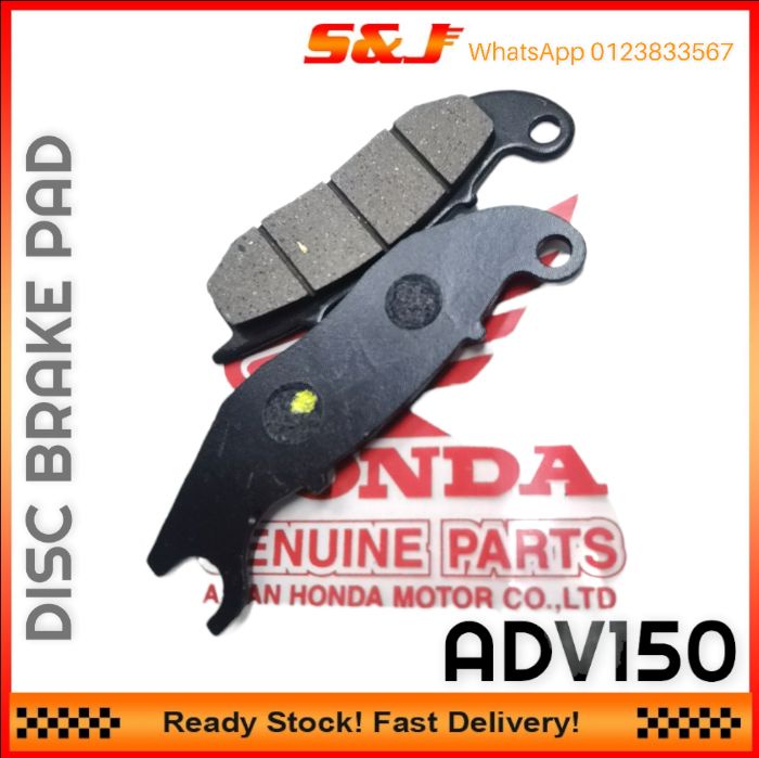 HONDA ADV 150 ADV150 ADV160 VARIO160 FRONT DISC BRAKE PAD DISC PAD ...