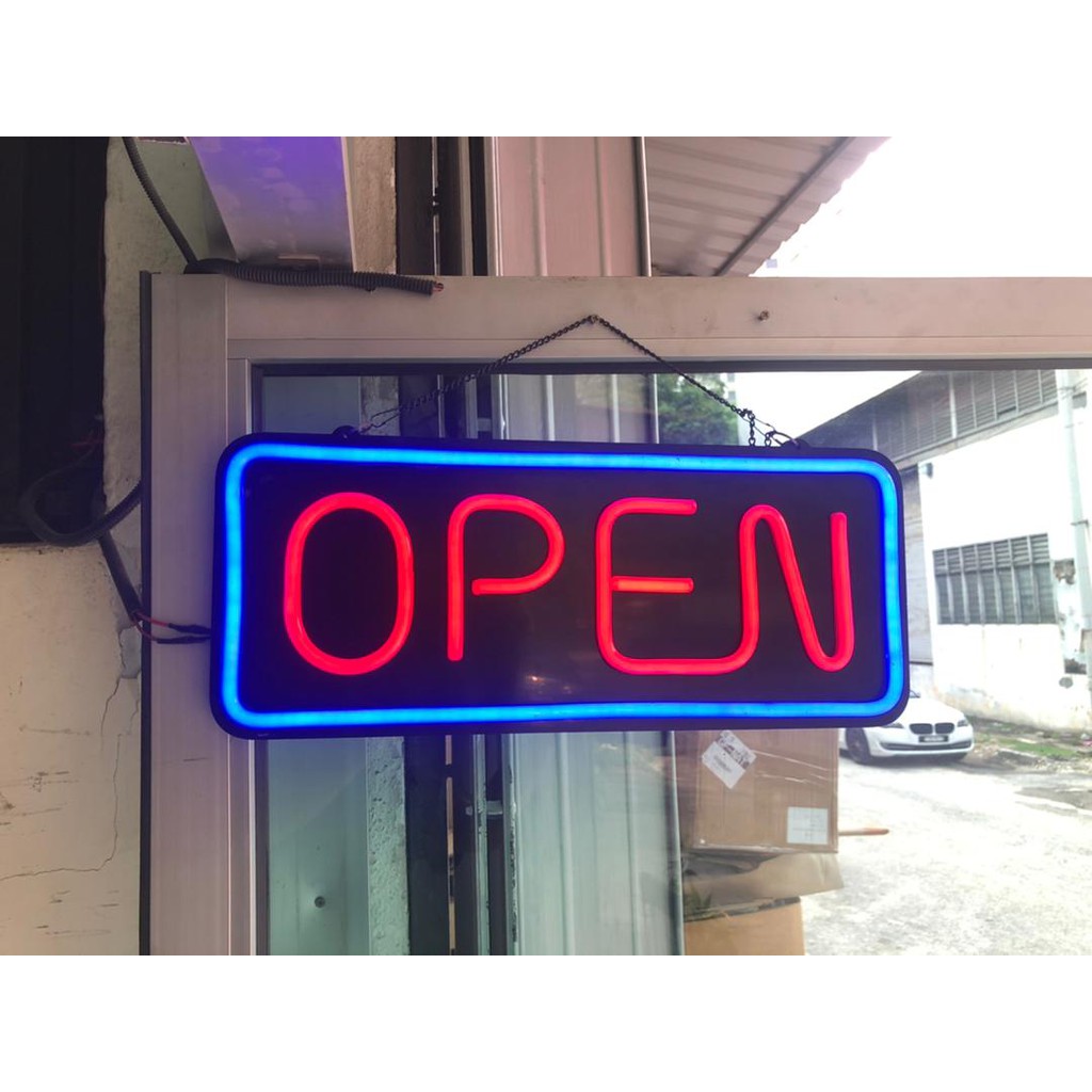 LED STRIP OPEN SIGN BOARD | Shopee Malaysia