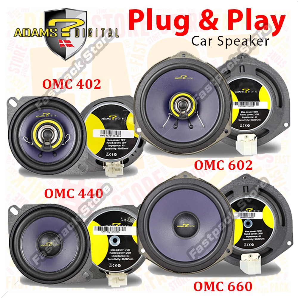 PLUG & PLAY For Perodua 🔊 ADAMS DIGITAL ADAM DIGITAL OEM Car Speaker ...