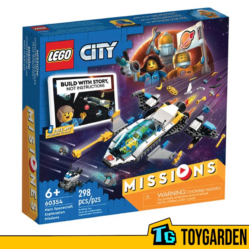 LEGO City 60354 Mars Spacecraft Exploration Missions (298 Pieces ...