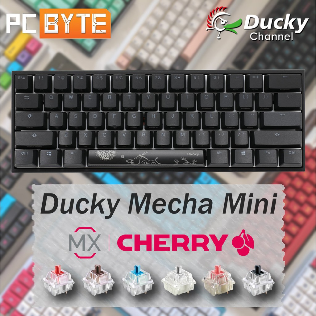 Ducky Mecha Mini RGB 60% PBT Aluminum Casing Mechanical Keyboard ...