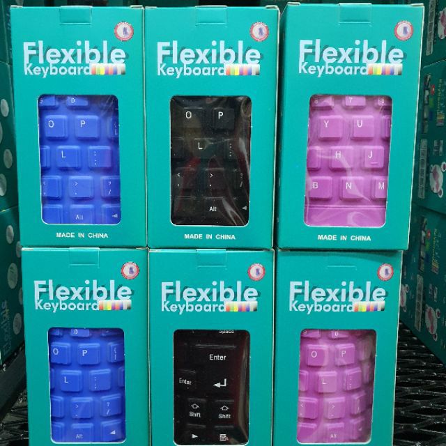 Portable USB Mini Flexible Silicone PC Keyboard Foldable Keyboard ...