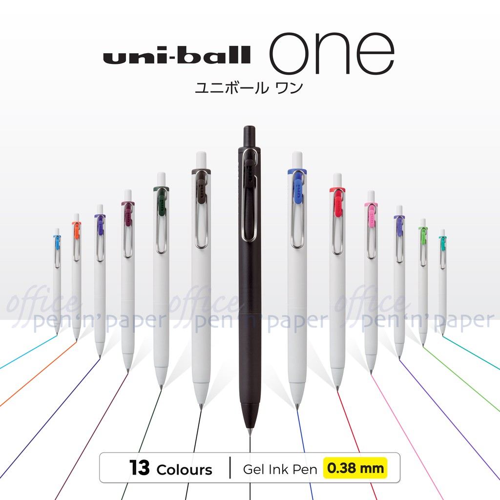 【Uni】Uni-ball One Gel Pen 0.38mm UMN-S-38 | Shopee Malaysia