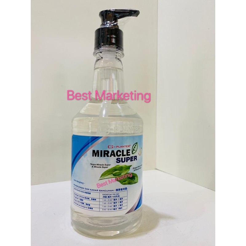500ML MIRACLE SUPER / Pelekat racun/ Surfactant | Shopee Malaysia