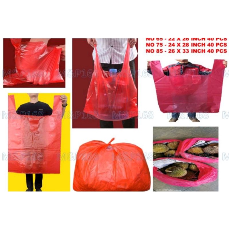 PLASTIK BESAR | PLASTIK TANGKAI | HIGH QUALITY EXTRA THICK SINGLET ...