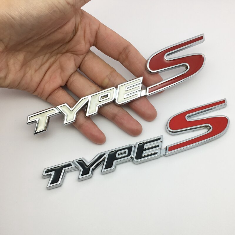 ANTINIYA 3D Metal TYPE S Logo Sticker Badge Car Side Rear Emblems For ...