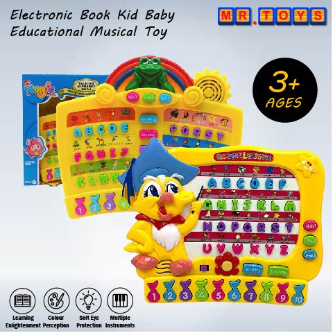 Electronic ABC Alphabet and Animals Talking Book Kid Baby Educational ...
