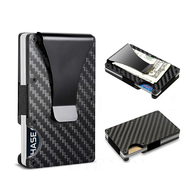 Card wallet Metal Card Box Anti-Theft Rfid Credit Ridge Card Bag Mini ...
