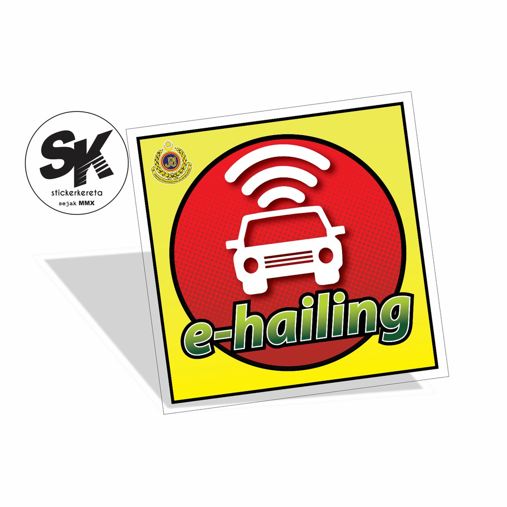 Sticker e-hailing mengikut spesifikasi JPJ | Shopee Malaysia