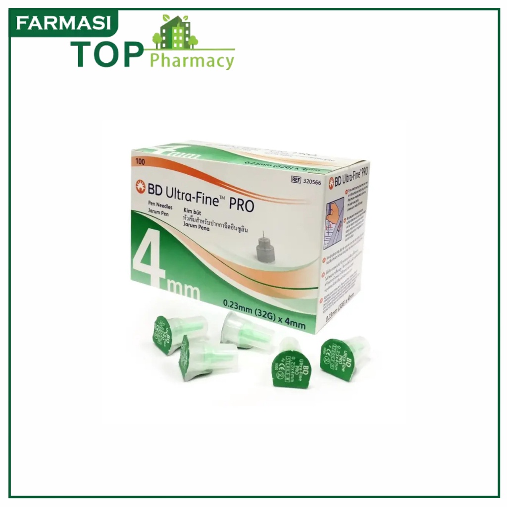 BD Ultra Fine PRO Pen Needles (4mm x 32g) | Shopee Malaysia