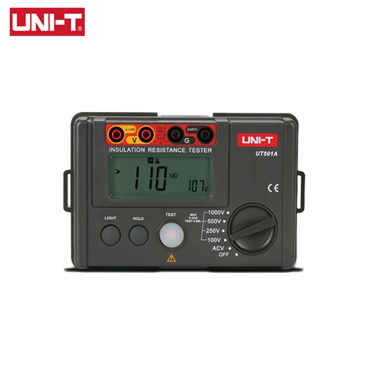 UNI-T UT501A 1000V Insulation Earth Ground Resistance Meter Auto Range ...