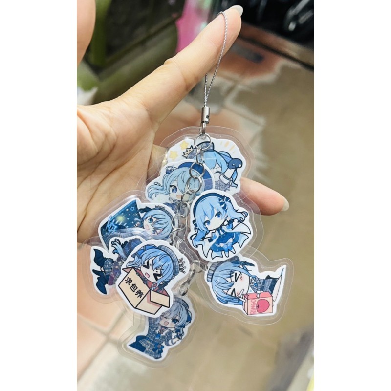 8-piece vtuber keychain Hoshimachi Suisei -Hololive | Shopee Malaysia