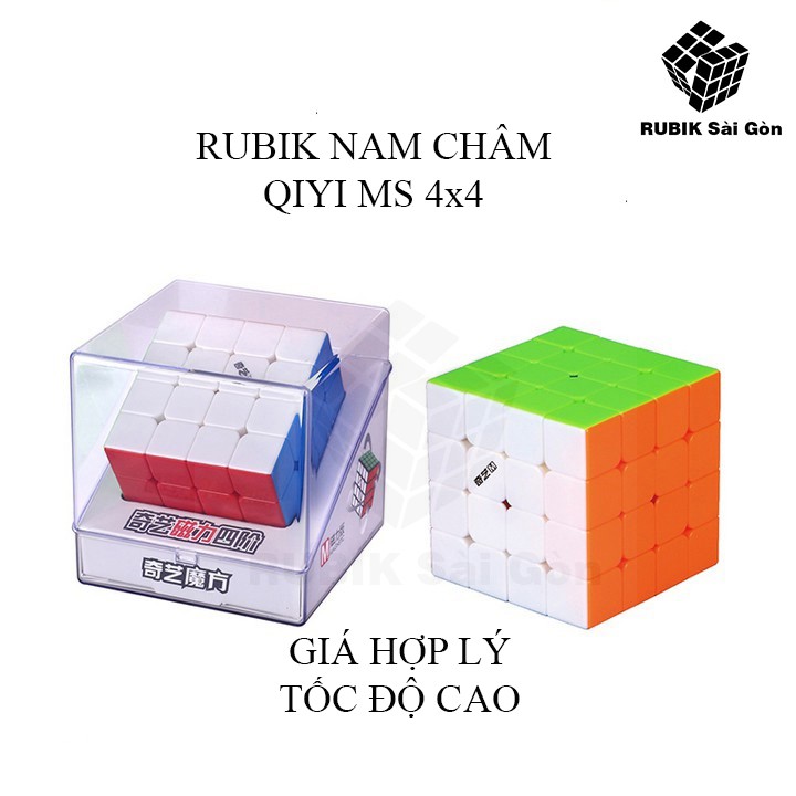 Rubik QiYi MS 4x4 rubik's magnet variant 4x4x4 magnetic international ...