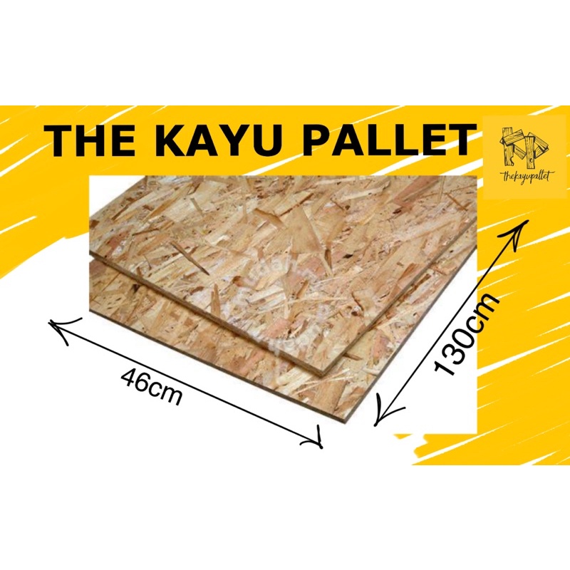 osb board 122cm X 46cm x 9mm tebal | Shopee Malaysia