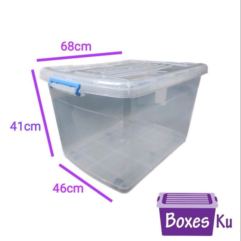 90 Liter Transparent Storage Box | Shopee Malaysia