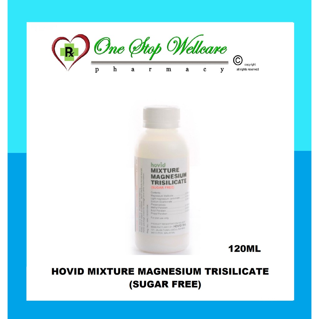 HOVID MIXTURE MAGNESIUM TRISILICATE (MMT) 120ML (EXP: 12/2026) | Shopee ...
