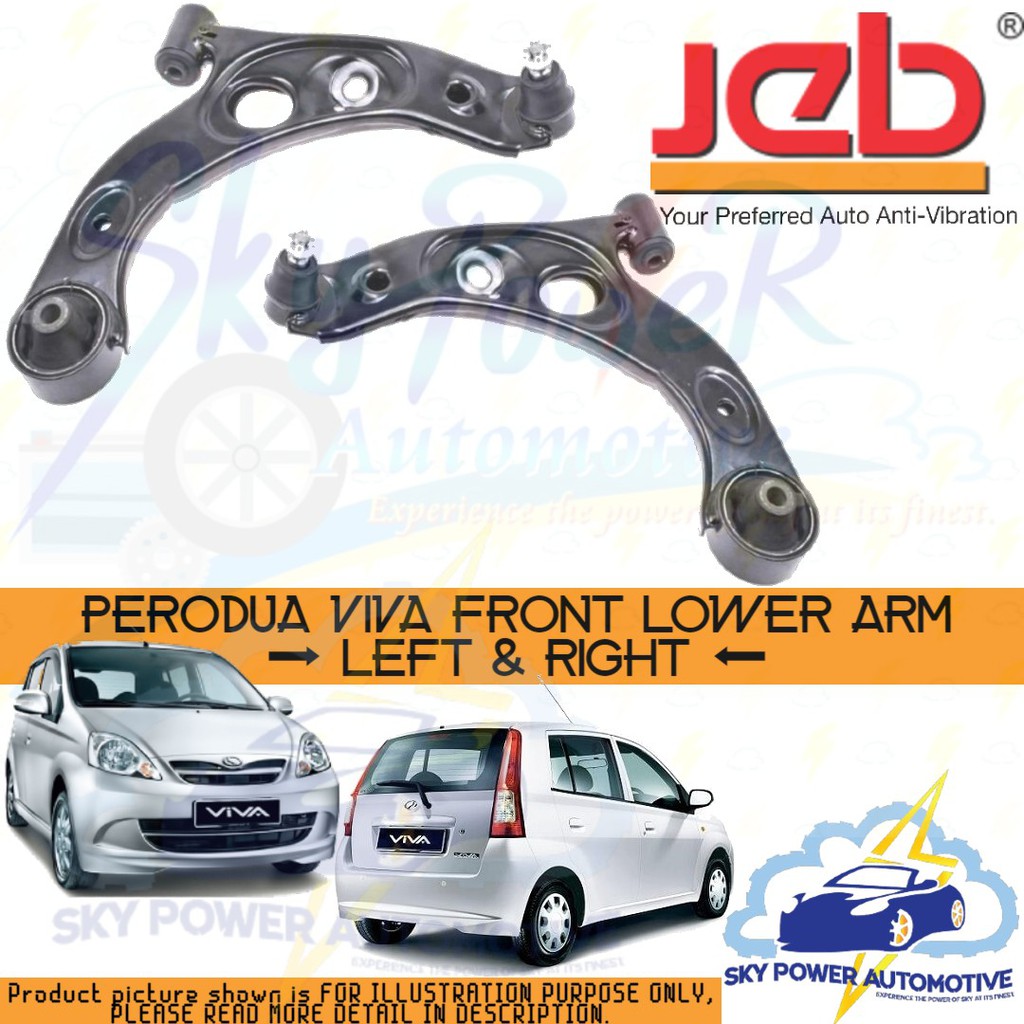 PERODUA VIVA JEB LOWER ARM (FRONT LEFT & RIGHT) | Shopee Malaysia