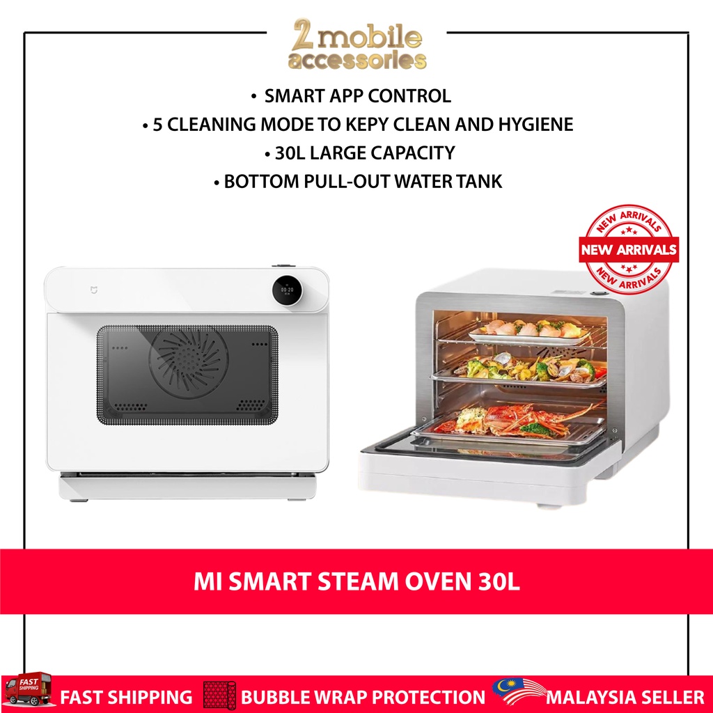 XIAOMI Smart Oven 30L [3 in 1 - Air Fryer | Steam | Baking] Machine ...