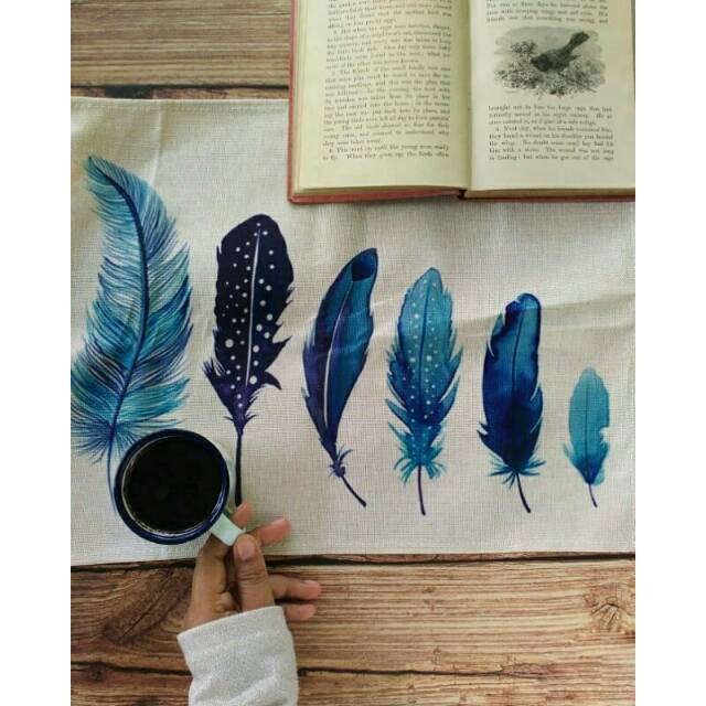 Feather placemat | Shopee Malaysia