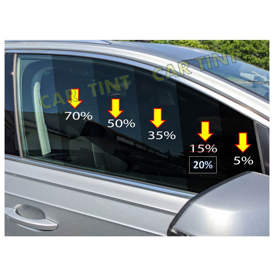 Tinted 4 pintu cermin siap potong car windows solar tinted dyed film ...